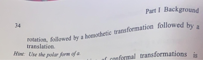 Solved 3. Show that the general complex linear function w = | Chegg.com