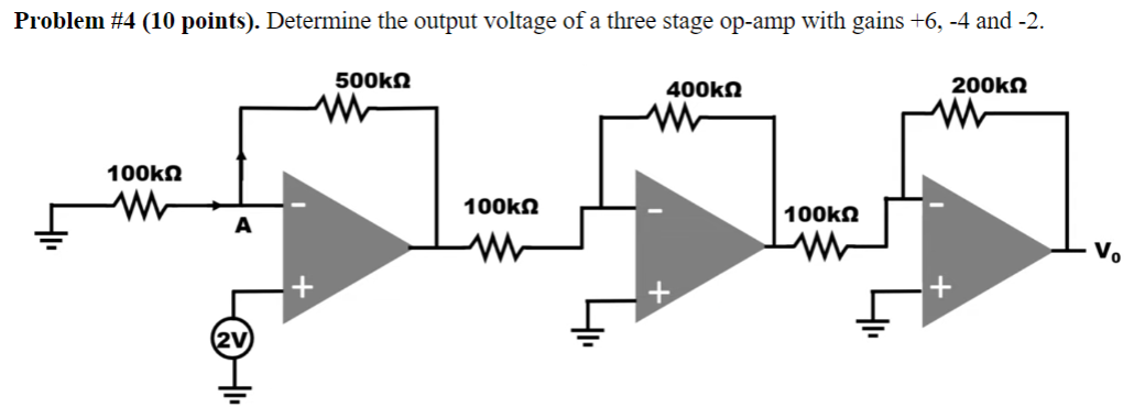 Solved Problem #4 (10 ﻿points). ﻿Determine the output | Chegg.com