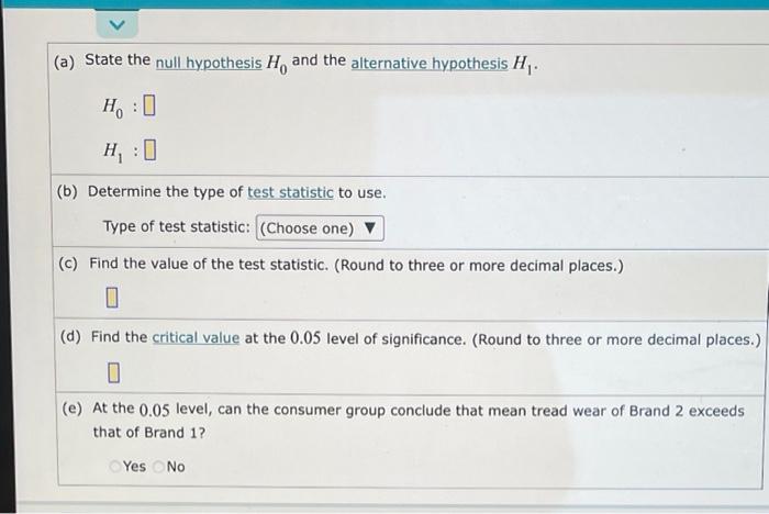 Solved A consumer products testing group is evaluating two | Chegg.com