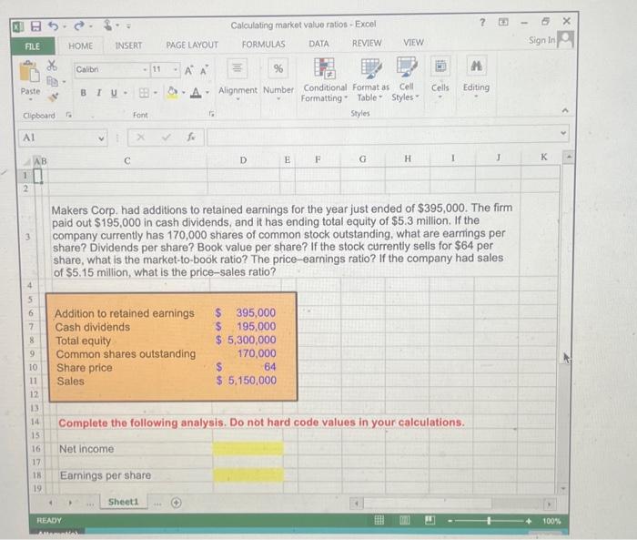 Solved All answers must be entered as a formula. Click OK to | Chegg.com