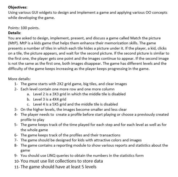 Solved Objectives: Using various GUI widgets to design and | Chegg.com