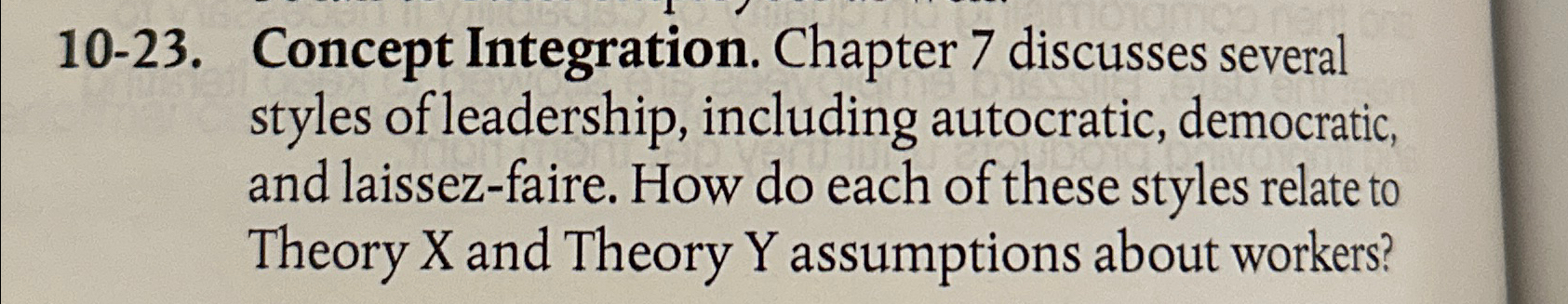Solved 10-23. ﻿Concept Integration. Chapter 7 ﻿discusses | Chegg.com