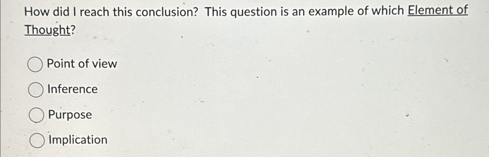 Solved How did I reach this conclusion? This question is an | Chegg.com