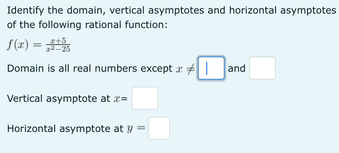 Solved Identify the domain, vertical asymptotes and | Chegg.com