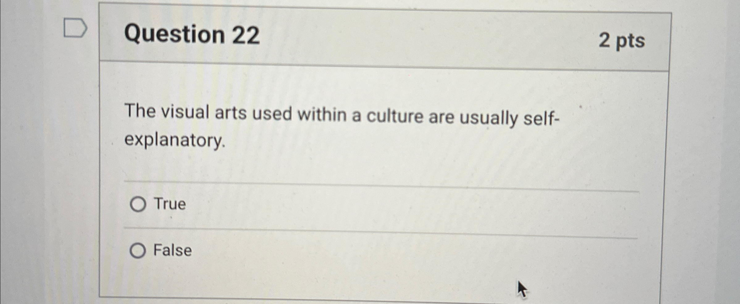 Solved Question 222 ﻿ptsThe visual arts used within a | Chegg.com
