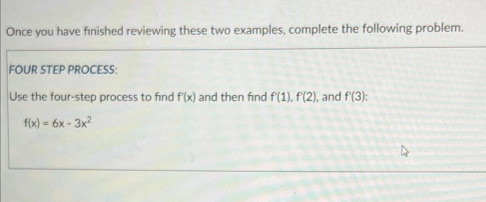 Solved Once you have finished reviewing these two examples, | Chegg.com