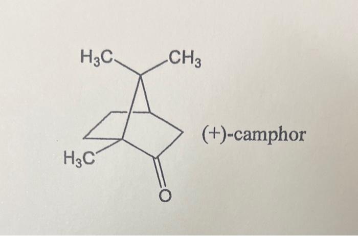 Solved (+)-camphor(1) (3 Points) How many chiral centers | Chegg.com