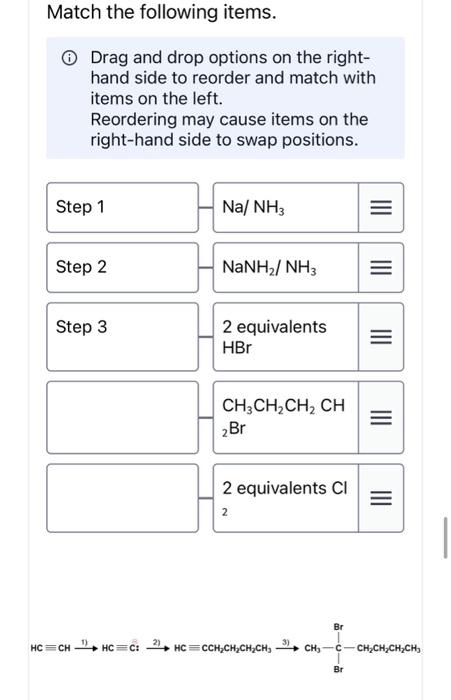 Solved Drag and drop options on the righthand side to | Chegg.com