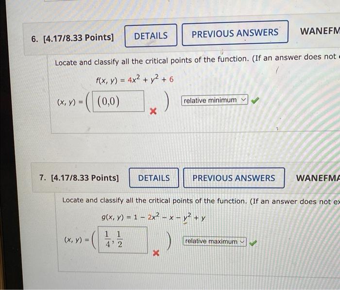 Solved Locate and classify all the critical points of the | Chegg.com