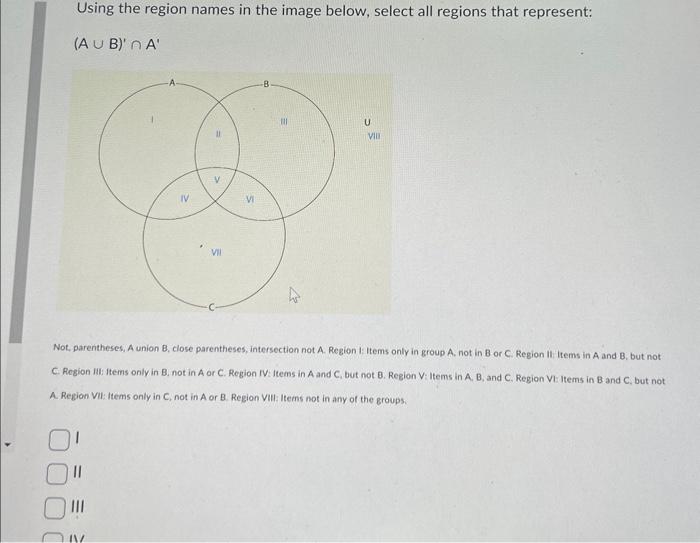 Solved Using the region names in the image below, select all | Chegg.com