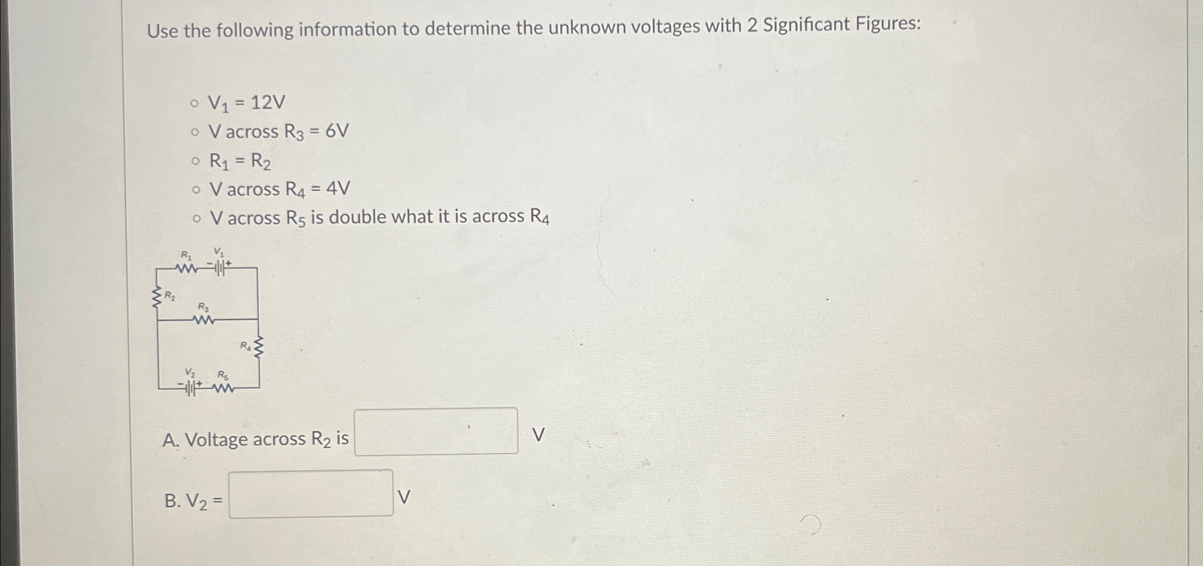 Solved Use the following information to determine the | Chegg.com