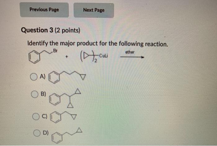 Solved Previous Page Next Page Question 3 (2 points) | Chegg.com