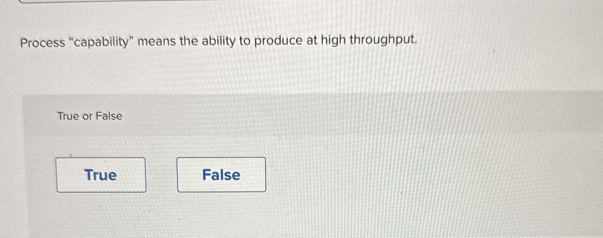 Solved Process "capability" means the ability to produce at | Chegg.com