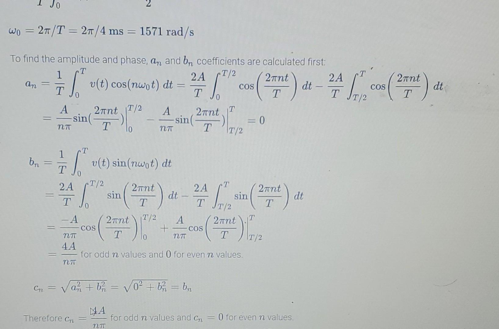 Solved Square wave v(t) has amplitude A=10 and period T=4 | Chegg.com