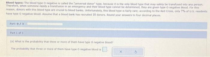 Solved Need help solving this. For part 2 it asks what the | Chegg.com