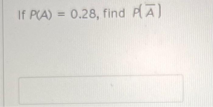 Solved P(A)=0.28 | Chegg.com