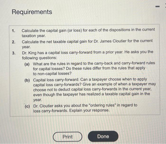 De. James Cloutier is 36 years old and is in the | Chegg.com