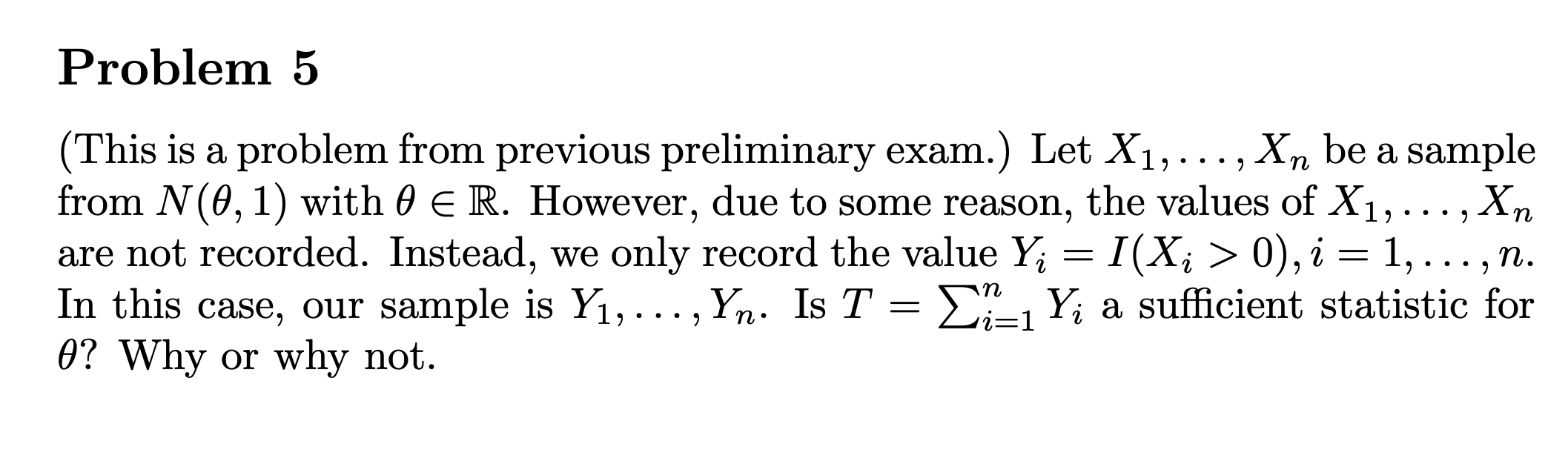 Solved Problem 5(This is a problem from previous preliminary | Chegg.com