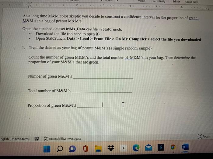 P StatCrunch MMs Data.csv StatCrunch Applets Edit | Chegg.com