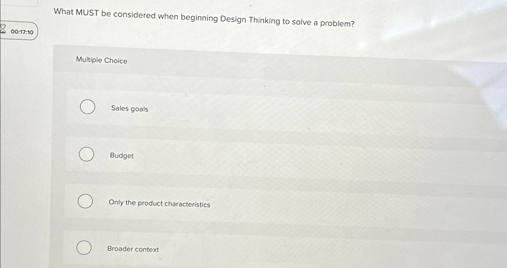 Solved What MUST be considered when beginning Design | Chegg.com