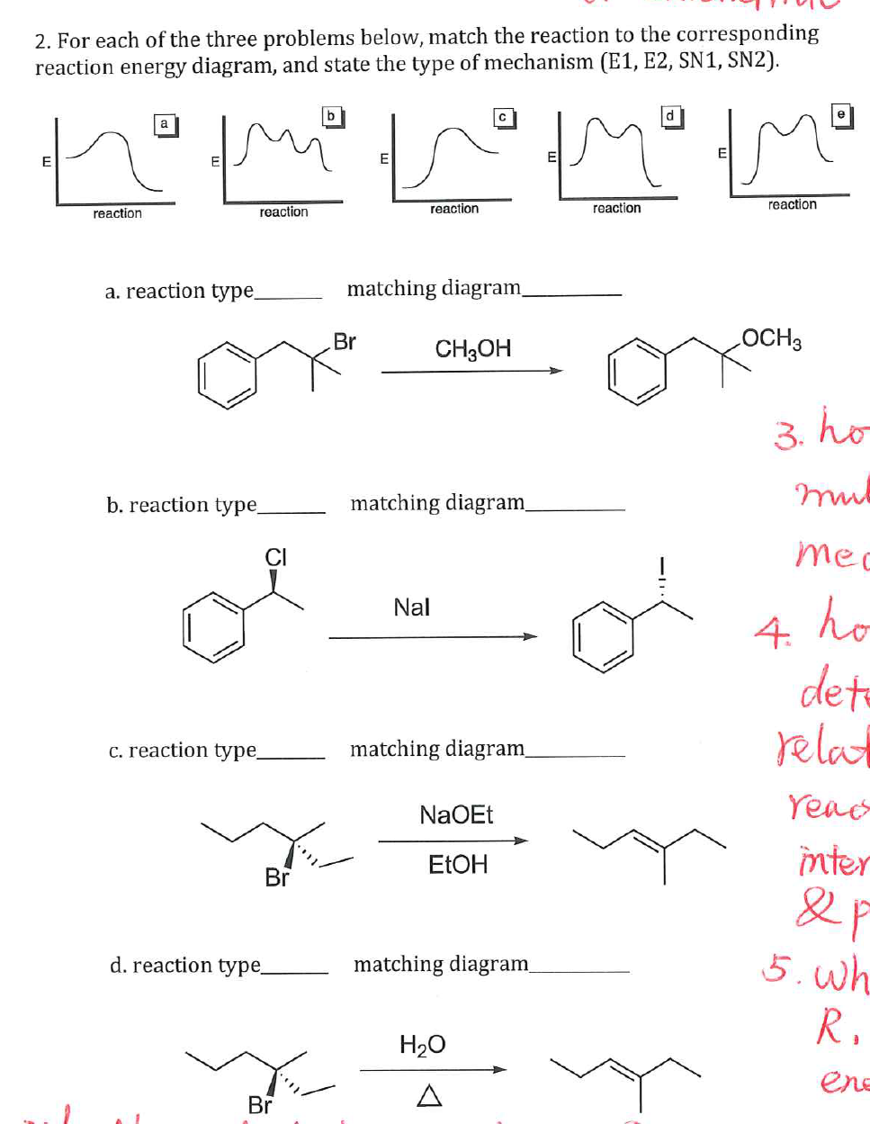 Solved For each of the three problems below, match the | Chegg.com