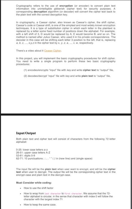 Cryptography relers to the use of encryption for | Chegg.com