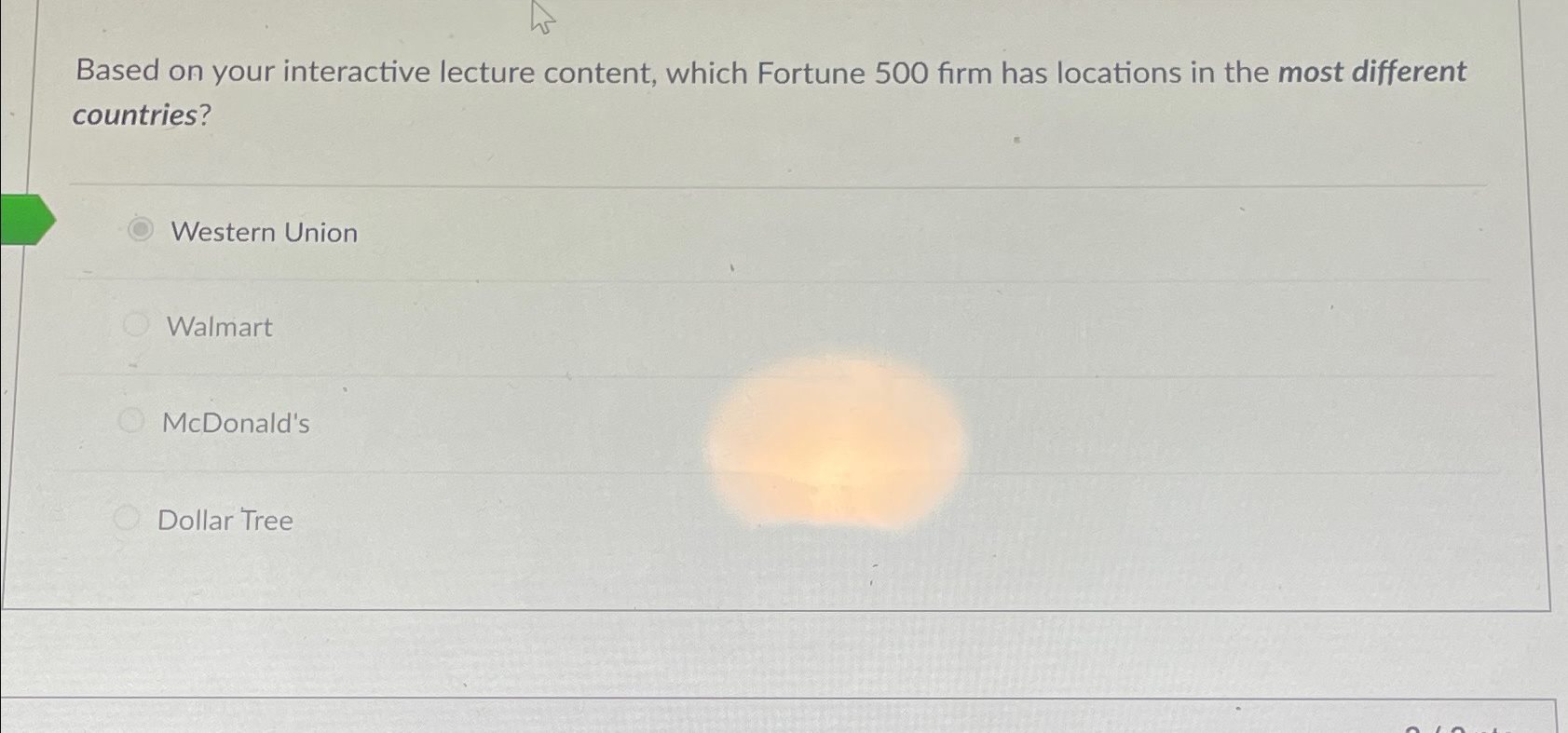 Solved Based on your interactive lecture content, which | Chegg.com