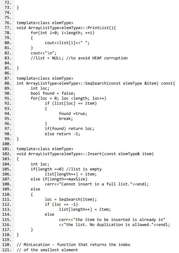Solved 2. Make a Linked-List version of Program Listing 6.1. | Chegg.com