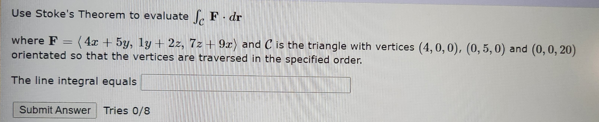 Solved Use Stoke's Theorem to evaluate ∫C﻿F*drwhere | Chegg.com