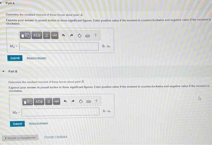 Solved Defermine the resultant moment of these forces about | Chegg.com