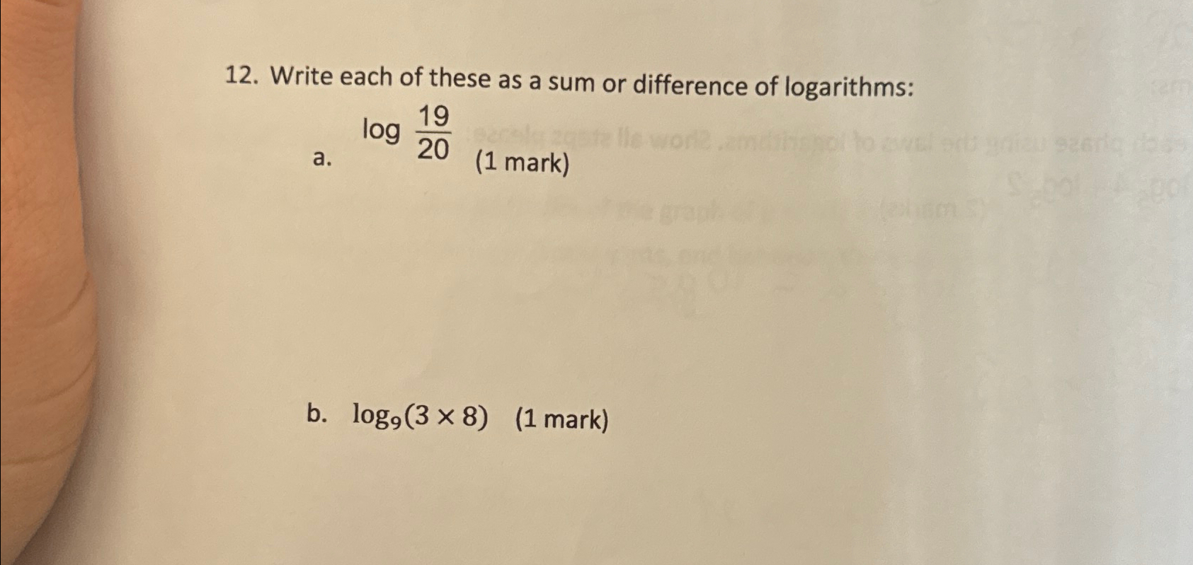 Solved Write each of these as a sum or difference of | Chegg.com