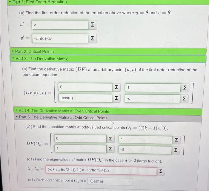 The equation of a pendulum having an attached mass | Chegg.com
