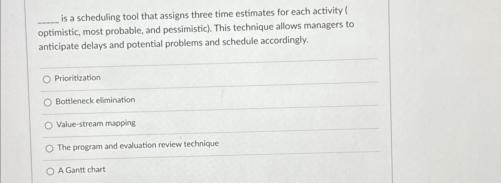 Solved is a scheduling tool that assigns three time | Chegg.com