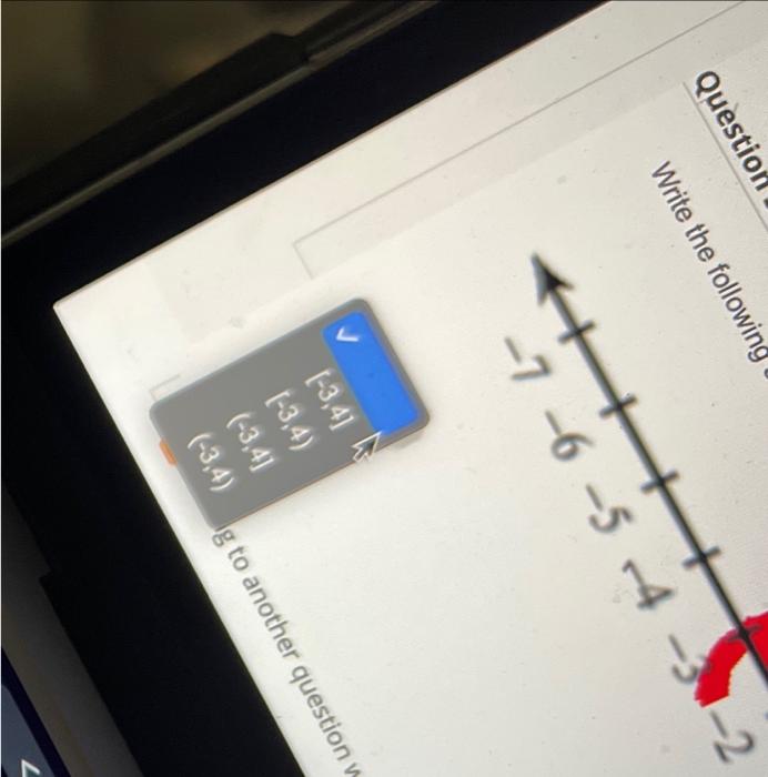 Solved Write the following set in interval notation. | Chegg.com
