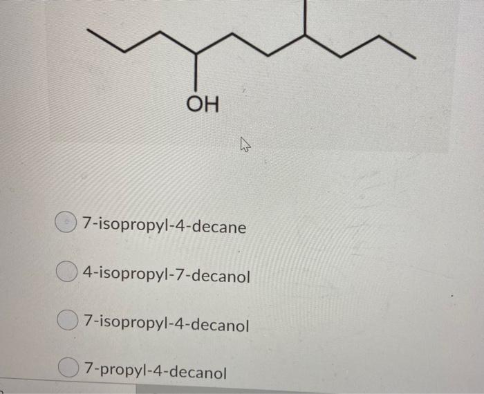 Solved Give the IUPAC name for this structure. OH | Chegg.com