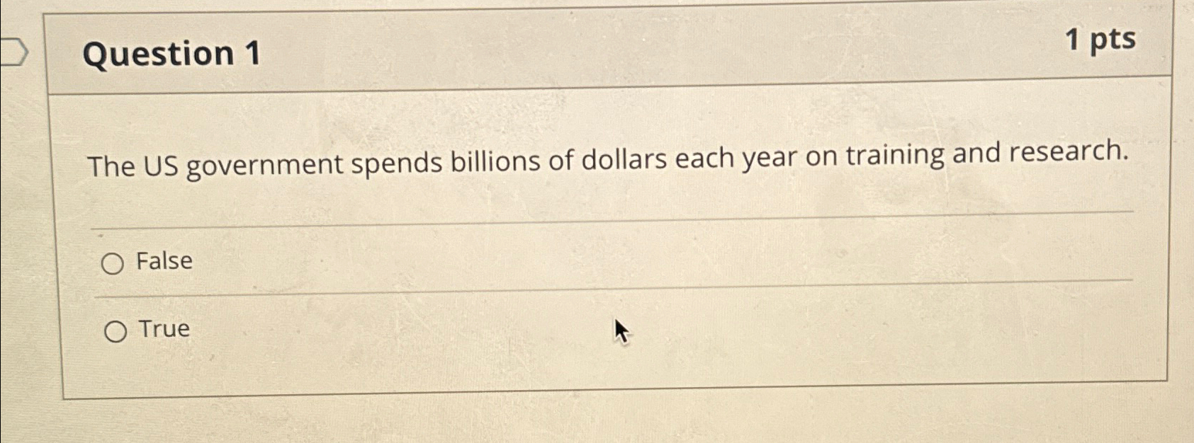 Solved Question 11 ﻿ptsThe US government spends billions of | Chegg.com