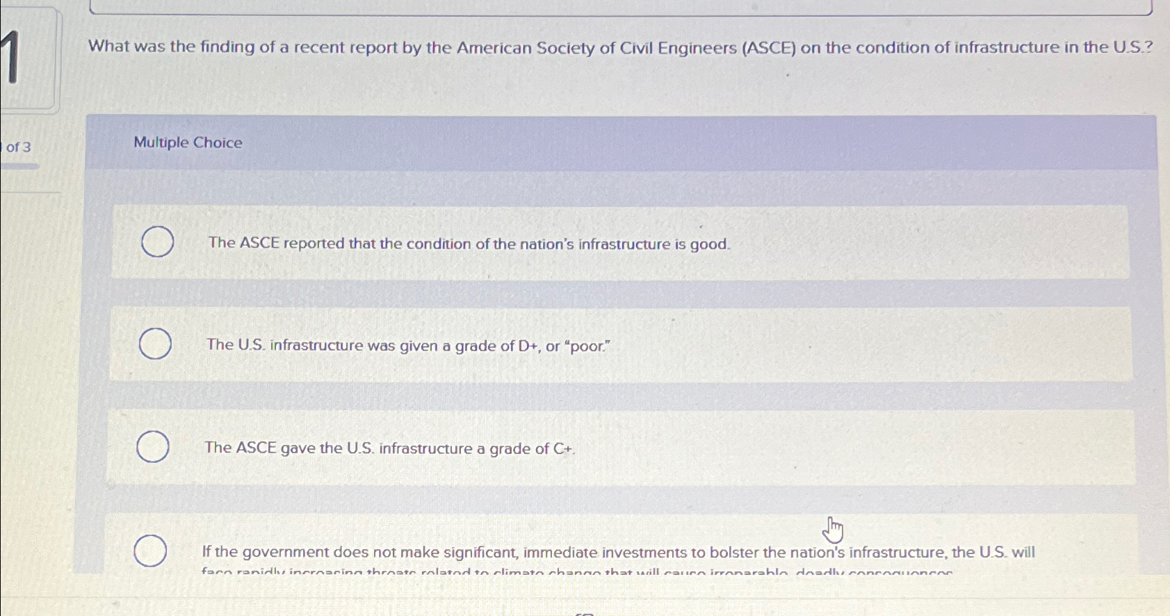 Solved What was the finding of a recent report by the | Chegg.com