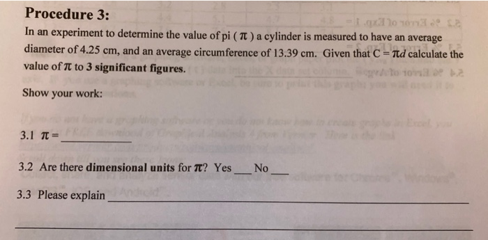 Solved: Experimental Error, Graphing, & Data Analysis When... | Chegg.com