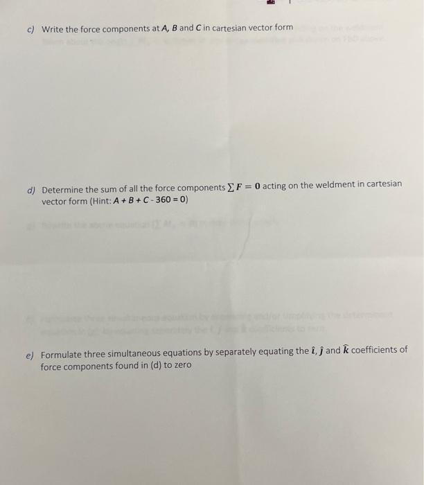 Solved Three rods are welded together to form a "corner" | Chegg.com