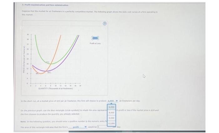 Solved 3 Profit Maximization And Loss Minimization Suppose