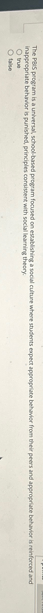 Solved inappropriate behavior is punished, principles | Chegg.com