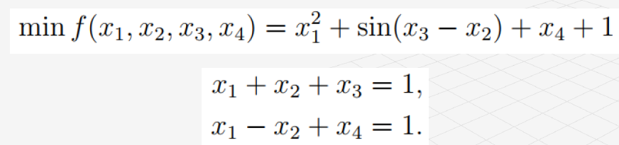 Solved For the optimization problem described today, it is | Chegg.com