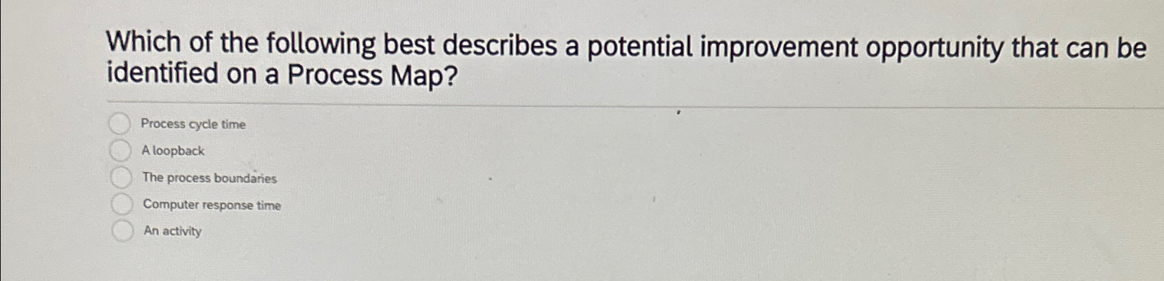 Solved Which of the following best describes a potential | Chegg.com