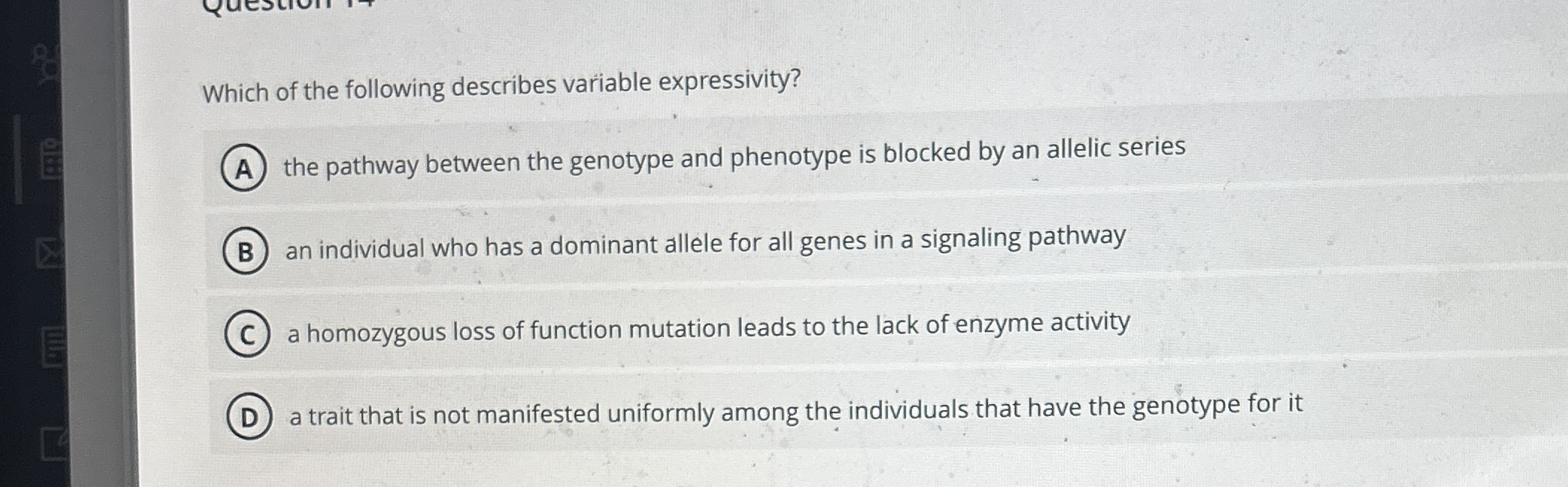Solved Which of the following describes variable | Chegg.com