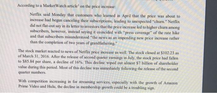 Solved 1. Can we use the information in the case to estimate | Chegg.com