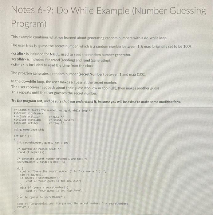 Solved Program) This example combines what we learned about | Chegg.com