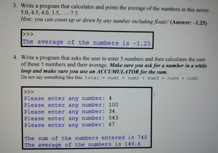 Solved 3 Write A Program That Calculates And Prints The