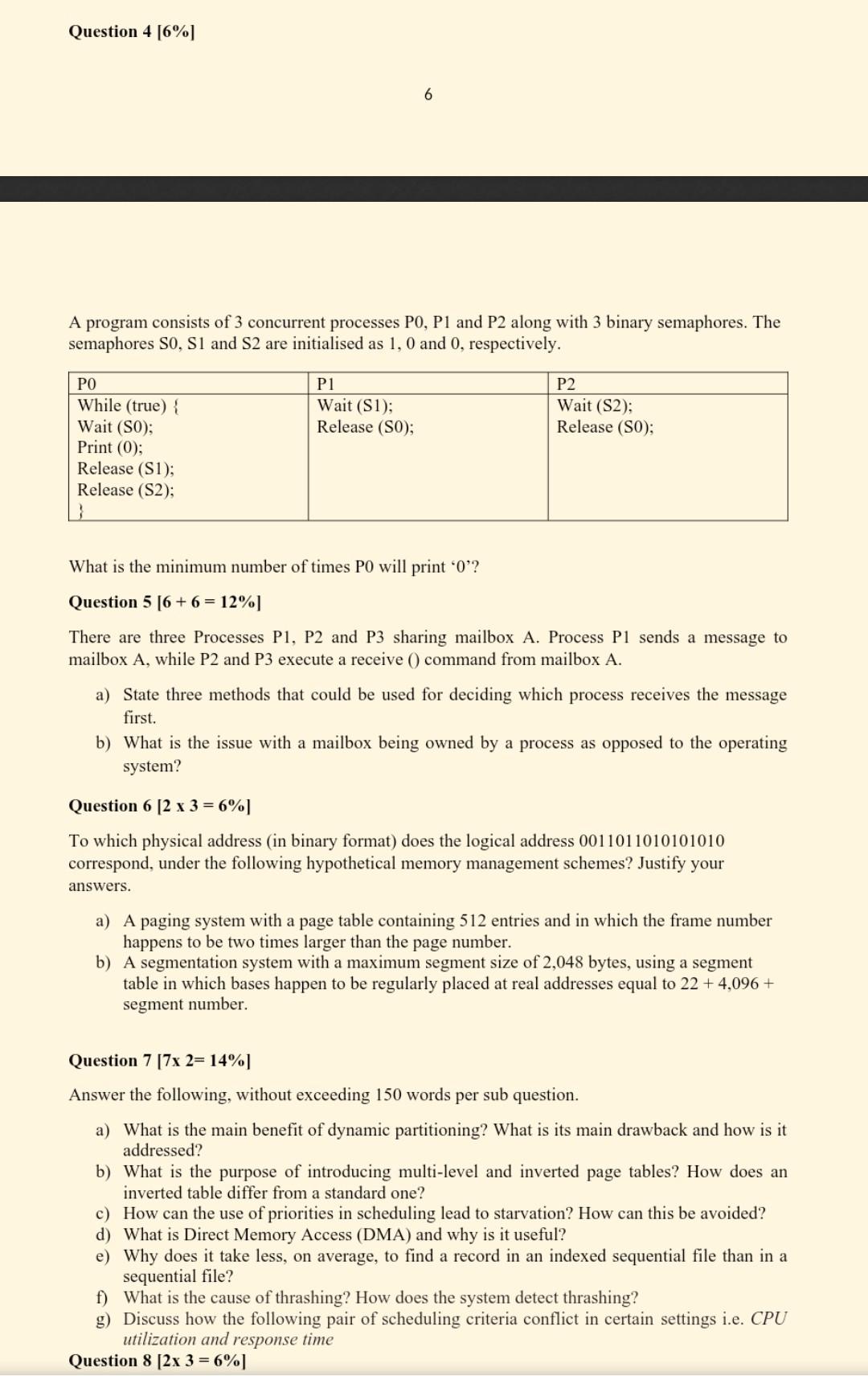 Solved Question 1[7×2=14%] Answer the following, without | Chegg.com