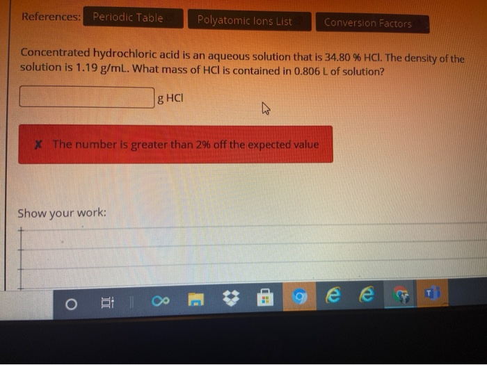 Solved References: Periodic Table Polyatomic lons List | Chegg.com