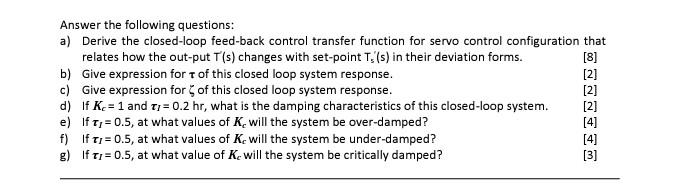 Solved QUESTION 2: PROCESS MODELLING - DYNAMICS AND OPEN | Chegg.com